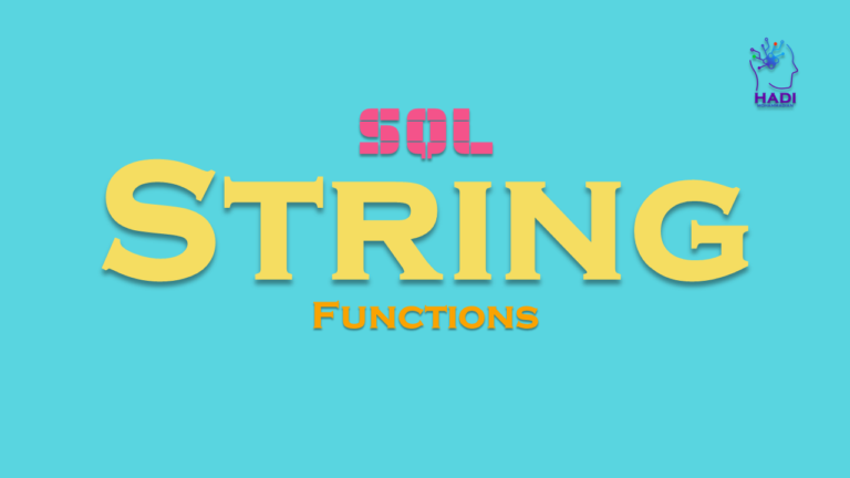 توابع رشته ای در SQL (String Functions) - هادی محمدیان