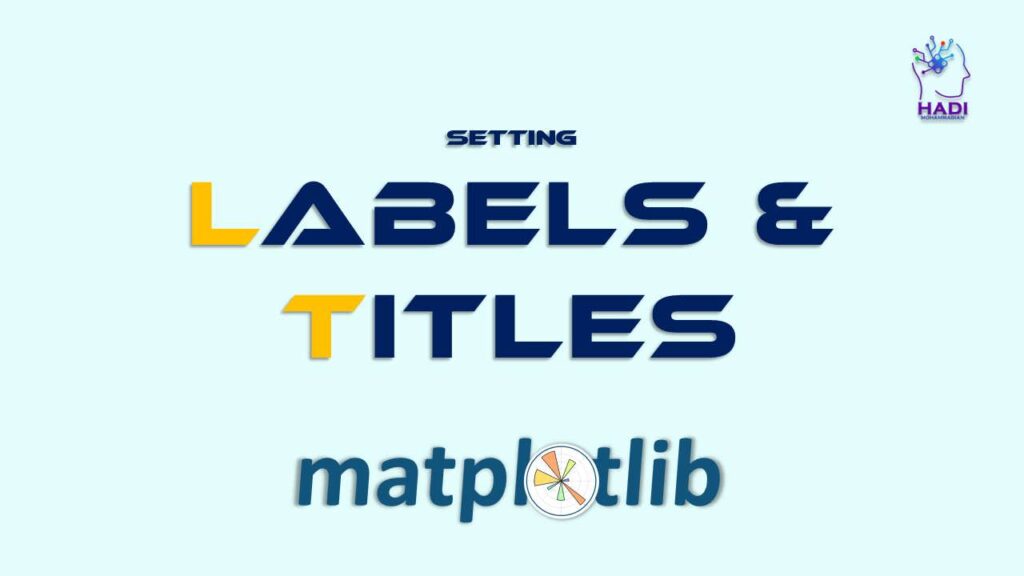 تنظیم برچسب ها و عنوان ها در نمودارهای Matplotlib - هادی محمدیان
